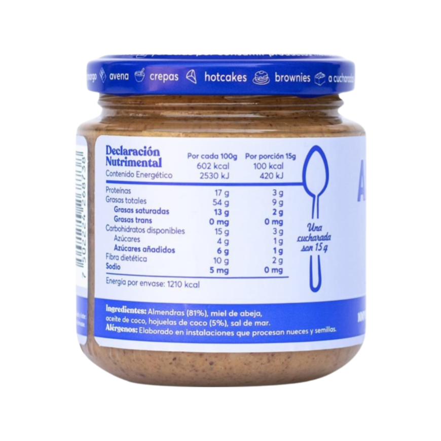 Almendrina Coco Frasco M de Maní 200g