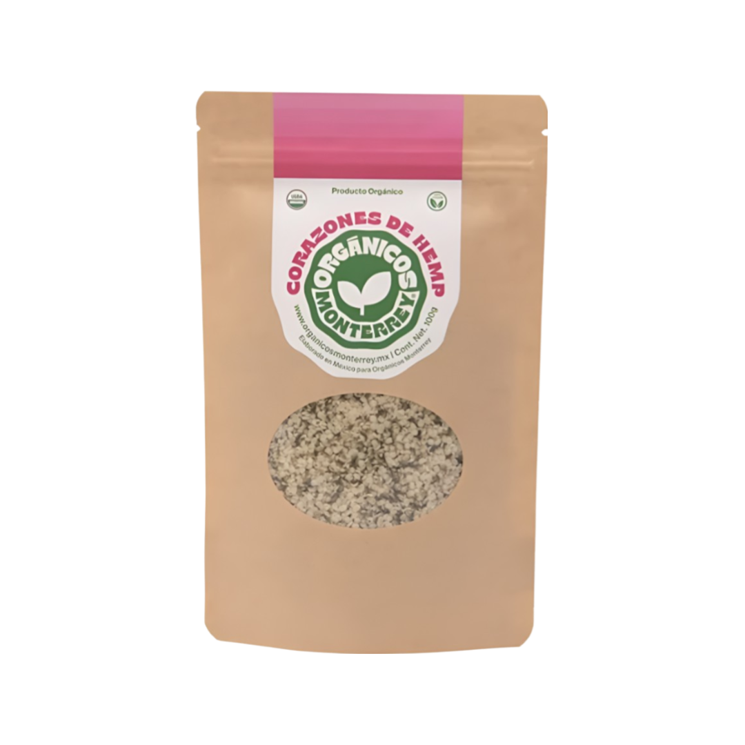 Hemp Seeds Orgánico Orgánicos Monterrey 100g